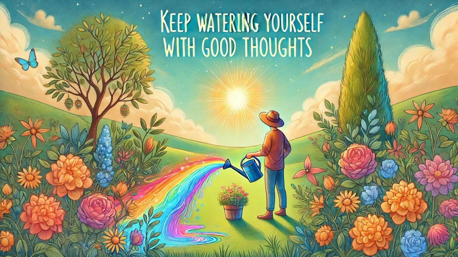 Keep Watering Yourself with Good Thoughts - Ashish Cecil Murmu